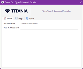 How to use the Cisco Type-7 Decoder