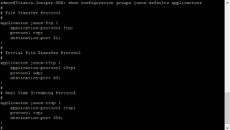 How to export configuration from Juniper JunOS Device