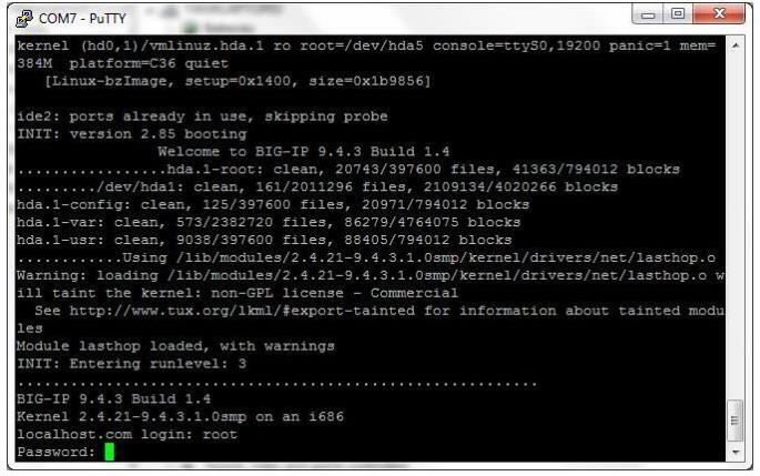 How to extract the configuration for Big-IP F5 v9.4.3 Devices