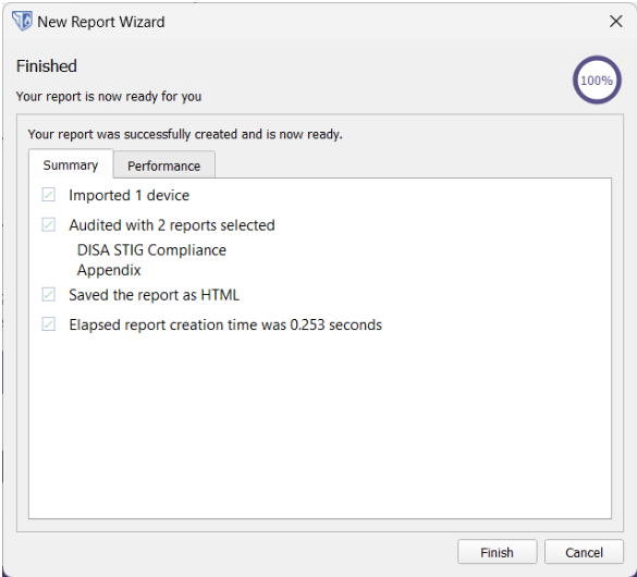 How to create your first report with Nipper